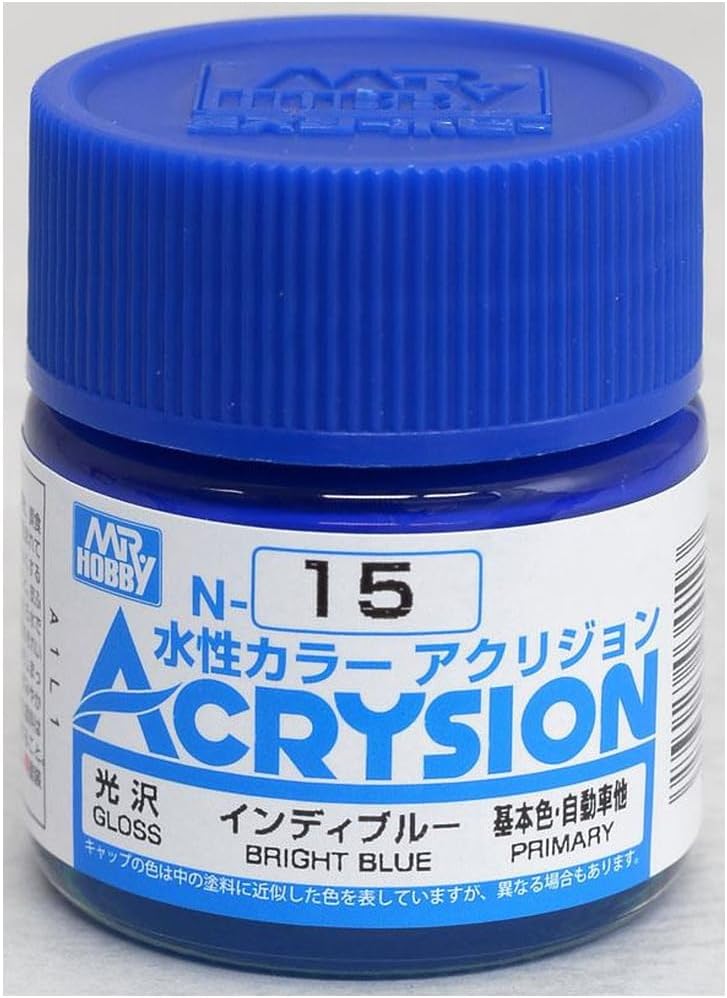 GSIクレオス 「アクリジョンカラー インディブルー 光沢 10ml」 模型用塗料です。 アクリジョンは乾燥時間の遅さや塗膜の弱さ、有機溶剤による臭いの問題を解決し、安全性と塗装環境の改善を目指した新世代の水系エマルジョン塗料です。 【製品...