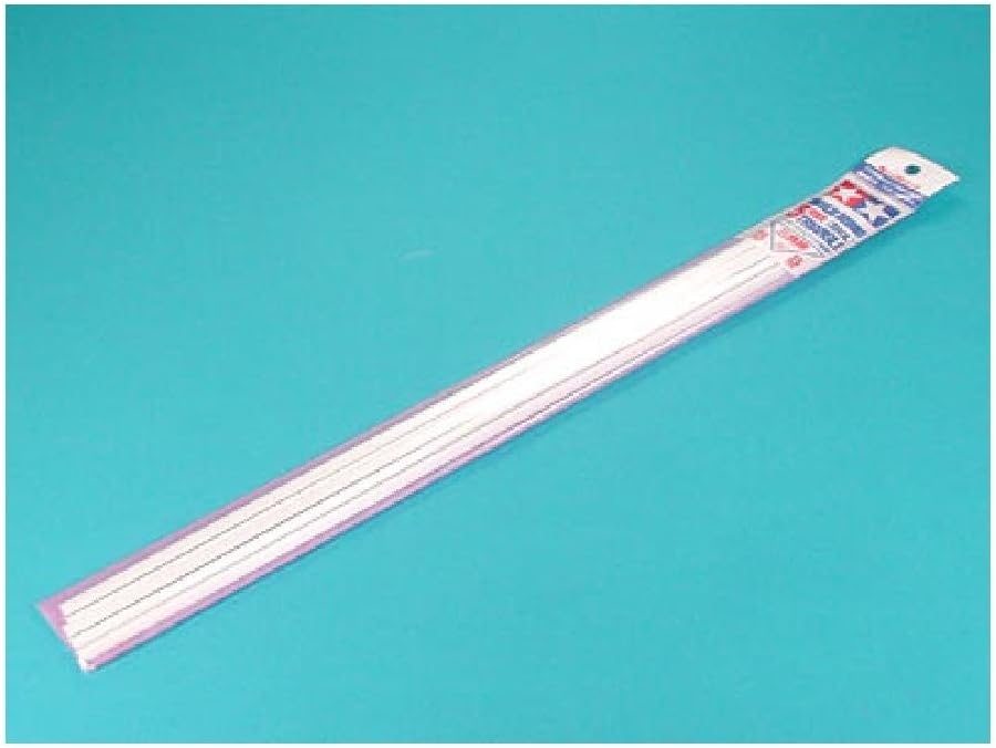 切ったり、折ったり、さらに手や熱加工によって曲線を作るのも手軽なスチロール樹脂の棒材です。 プラスチックモデル用接着剤で接着でき、塗装もプラスチックモデル用でOK。水に強いのも特徴です。 プラバンとともに各種の工作に使えます。 長さ40cm...