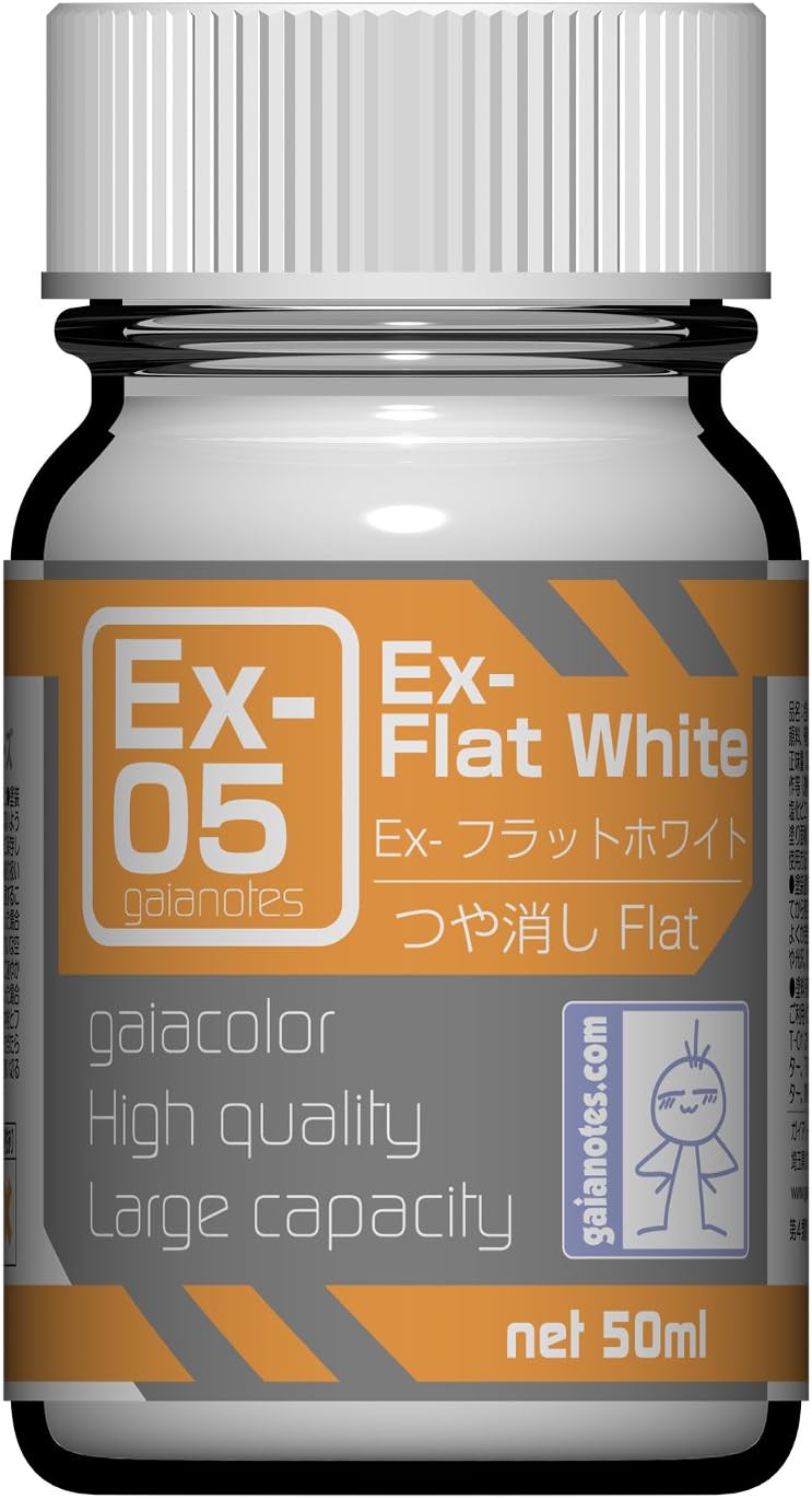 ●Ex-シリーズは通常サイズの塗料より高品質な顔料、樹脂を使用した高品質な塗料シリーズ●50mlの大容量なので、大きなキットを塗る際にも足りなくなる心配がありません。●フラットホワイトはEx-ホワイトをベースにつや消し添加剤を加えたホワイト...
