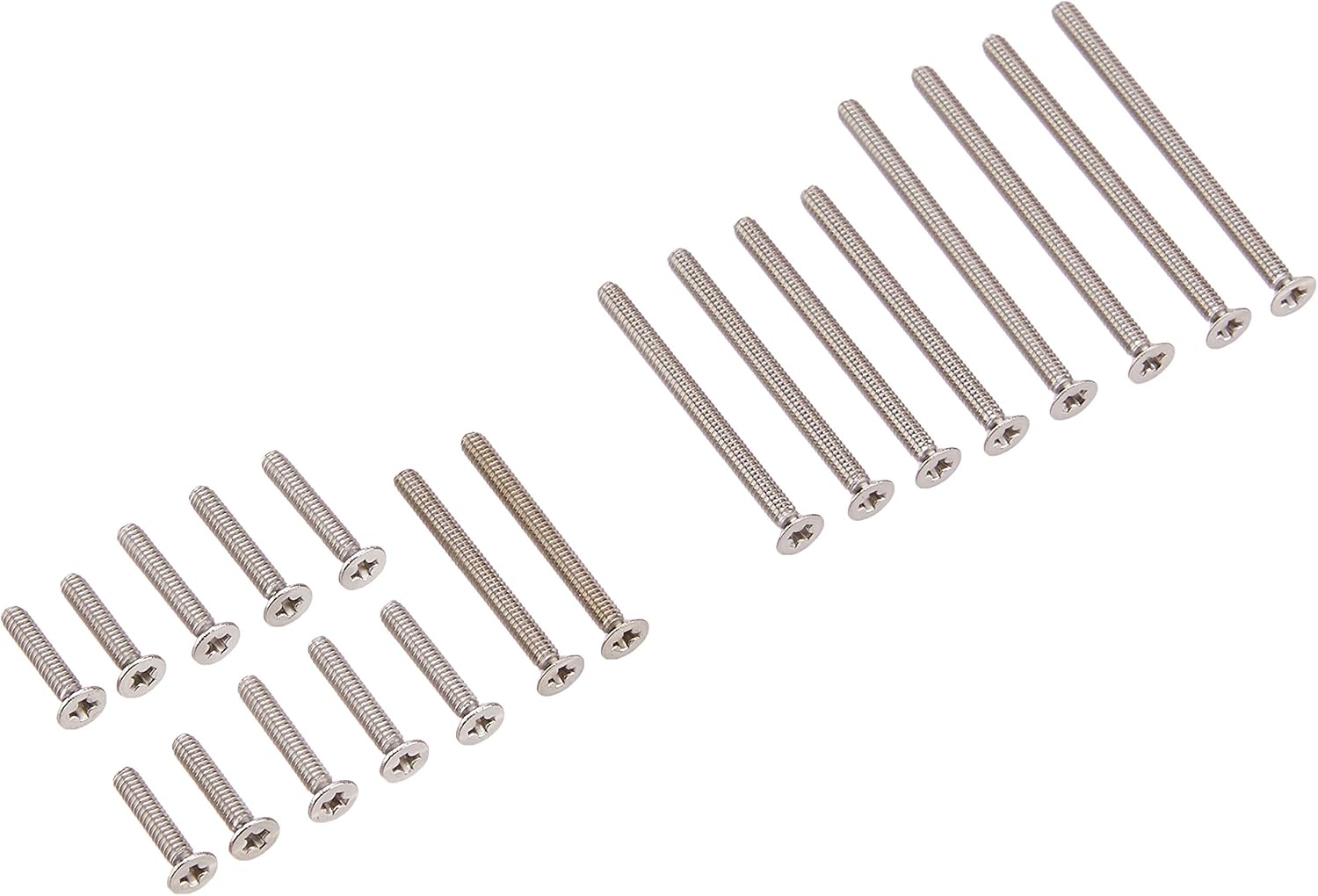 ビス頭の上部が平らなので、シャーシ裏面に取り付けるプレートなどに皿穴加工をすることでビスの頭が出ることを防止。 10mmを4本、12mmを6本、20mmを2本、25mm、30mmを4本セット。 この皿ビスを使うことによりビス頭部が出る事を防...