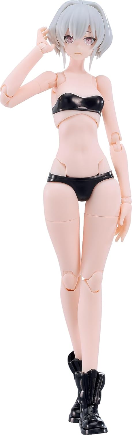 イラストレーターneco氏デザインの女性素体がPLAMAXとなって登場。 ・スナップフィットプラモデルキット ・手首は4種あり、PVCパーツを使用 ・表情パーツは「通常顔」「微笑み顔」の二種で彩色済 ・付属品はプラスチック製の「靴」 ・さま...