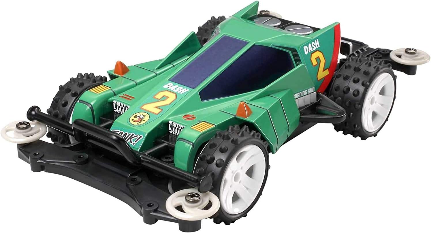 【 たくましいフォルムが魅力のタンクローのマシン 】 高性能な走りでレースも楽しい四輪駆動レーサーのプラスチックモデル組み立てキットです。 モーター両端のシャフトを伸ばしたダブルシャフトモーターを車体中央に搭載して高い駆動効率を実現したMS...