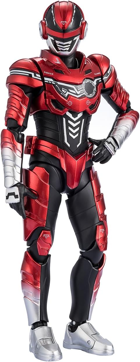 『超宇宙刑事ギャバン インフィニティ』より、「ギャバン・インフィニティ」がS.H.Figuartsに登場！ 胸部から腰にかけての自然なつながりなど、ボディラインにこだわって造形。全身の赤と銀のメタリックは劇中の質感を追求。 変身アイテム兼武...