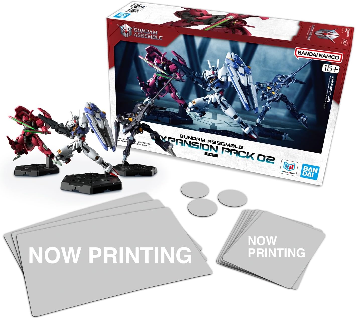 「BANDAI TABLETOP GAMES」の、約50mmサイズのガンプラを使用して バトルを行うミニチュアゲーム「ガンダムアッセンブル」より、EXPANSION PACKが登場！ ■多彩な戦術を持ったユニットを集めて、自分だけのスクワッ...