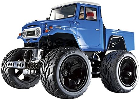 トヨタ ランドクルーザー40ピックアップをコミカルに仕上げた完成電動RCカー。 シャーシは走る場所を選ばないギヤドライブ4WDのGF-01。 ホイールベースとトレッドの比がほぼ等しい「スクエア」な構成も特徴。 ボディはライトブルー、ルーフは...