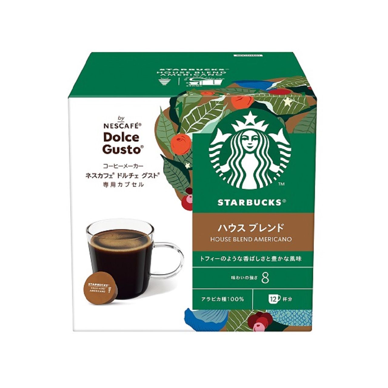 スタバブランドのドルチェグストマシン専用カプセル ○独自の特許技術でいつでも新鮮な味と香り ○いきいきとして調和のとれた味わい ○ドルチェグスト専用カプセル ○ネスカフェ独自の特許技術 ○スターバックスブランド ラテンアメリカ産の豆をブレン...