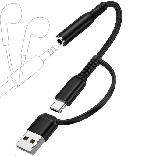 🎧【USBオーディオ変換アダプタ】USBポートを3.5mm ミニジャックに変換できる外付けサウンドカードです。ヘッドホンやマイク端子を一体化して接続できるため、音声入出力端子が壊れたPCや端子がない機器でも安心。音楽鑑賞や映...