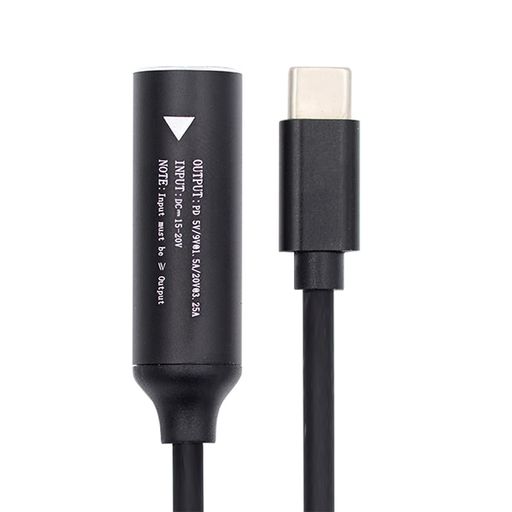 DCジャック4.0x1.7mm入力USB-C Type-C PD9V 15V 20V電源プラグ充電ケーブルラップトップ電話用 入力: DC 15v-20v 出力:最大65W (5V/2A、9V/3A、20V/3.25A) 65W Mac、ラ...