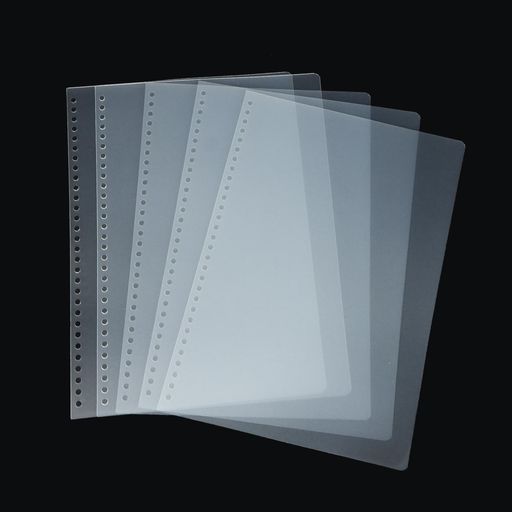 【対応サイズ】A4(210x297mm)、30穴パンチ済みで多くの製本リングに対応。書類整理や製本作業がスムーズに行えます。 【高品質素材】マット加工のポリプロピレン(PP)製。耐摩耗性・耐水性・耐久性に優れ、大切な書類をしっかり保護します...