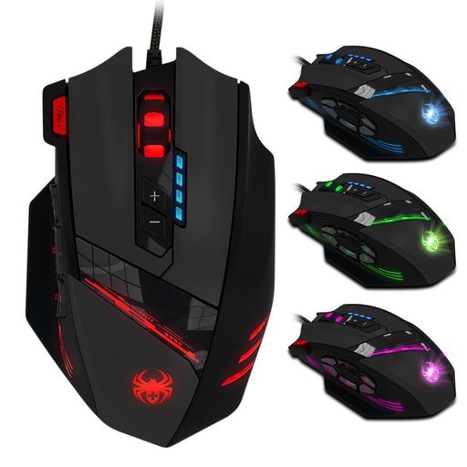 【プロフェッショナルゲーミングマウス】この高性能ゲーミングマウスは高度なICエンジンとA3050ゲーミングチップを搭載し、対戦ゲームで優位に戦えます。4段階のDPI設定(1000/1500/2000/4000 DPI)を備え、初期設定は10...