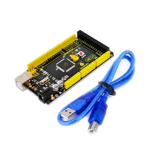 ATMEGA16U2チップを使用したドライブの取り付けに問題はありません UNO r3と比較して、keyestudio mega 2560 r3はピン数が多く、より複雑なプログラムやプロジェクトを実行することができます はんだは非常にきれい...