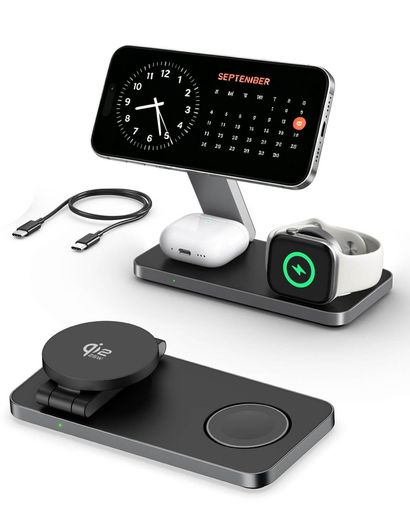 Qi2.2 25W超高速ワイヤレス充電|次世代“冷却型”急速充電:従来のワイヤレス充電器を凌駕する、速度と安定性を両立した新世代モデル。最新のQi 2.2規格により、従来のQi 2(15W)をはるかに超える最大25W出力を実現し、充電速度は...