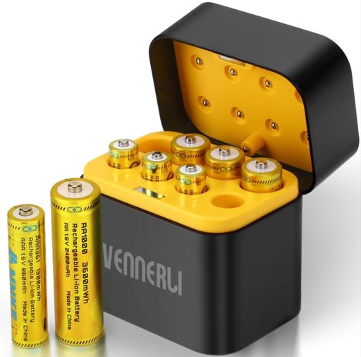 📱機能:独立したスロットの充電器、私たちの充電器は1-4個AA / AA充電式電池を充電することができます。充電器は1.5V充電式リチウムイオン/リチウムAA電池のみを充電することができます。 📱特徴:高度な...