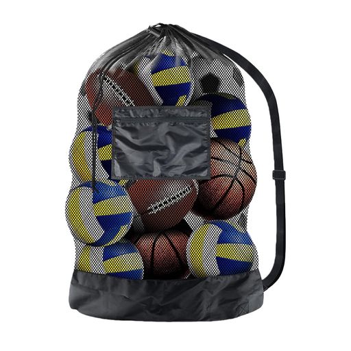 【たっぷり収納可能】76x100cmの大きめサイズで、サッカーボールやバスケットボール、バレーボールなど複数のボールを一度に収納できます。 【丈夫で長持ち】防水性と耐久性に優れたメッシュ素材を採用。屋外での使用や持ち運びにも安心です。 【肩...