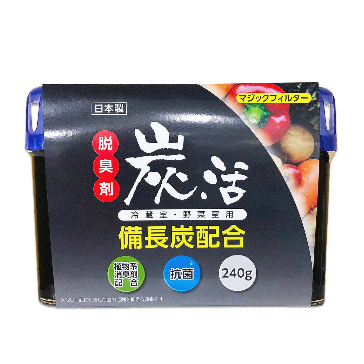 商品名：ライオン マジックフィルター 炭活 冷蔵庫・野菜室用 脱臭剤 240g内容量：240gJANコード：4900480227606発売元、製造元、輸入元又は販売元：ライオンケミカル原産国：日本商品番号：101-g001-49004802...
