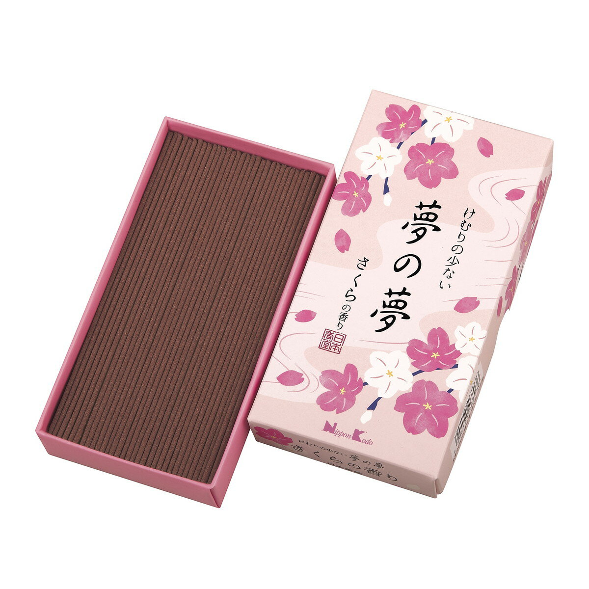 商品名：日本香堂 夢の夢 さくらの香り バラ詰 100g内容量：100gJANコード：4902125268036発売元、製造元、輸入元又は販売元：日本香堂原産国：ベトナム商品番号：101-g001-4902125268036商品説明春うらら...