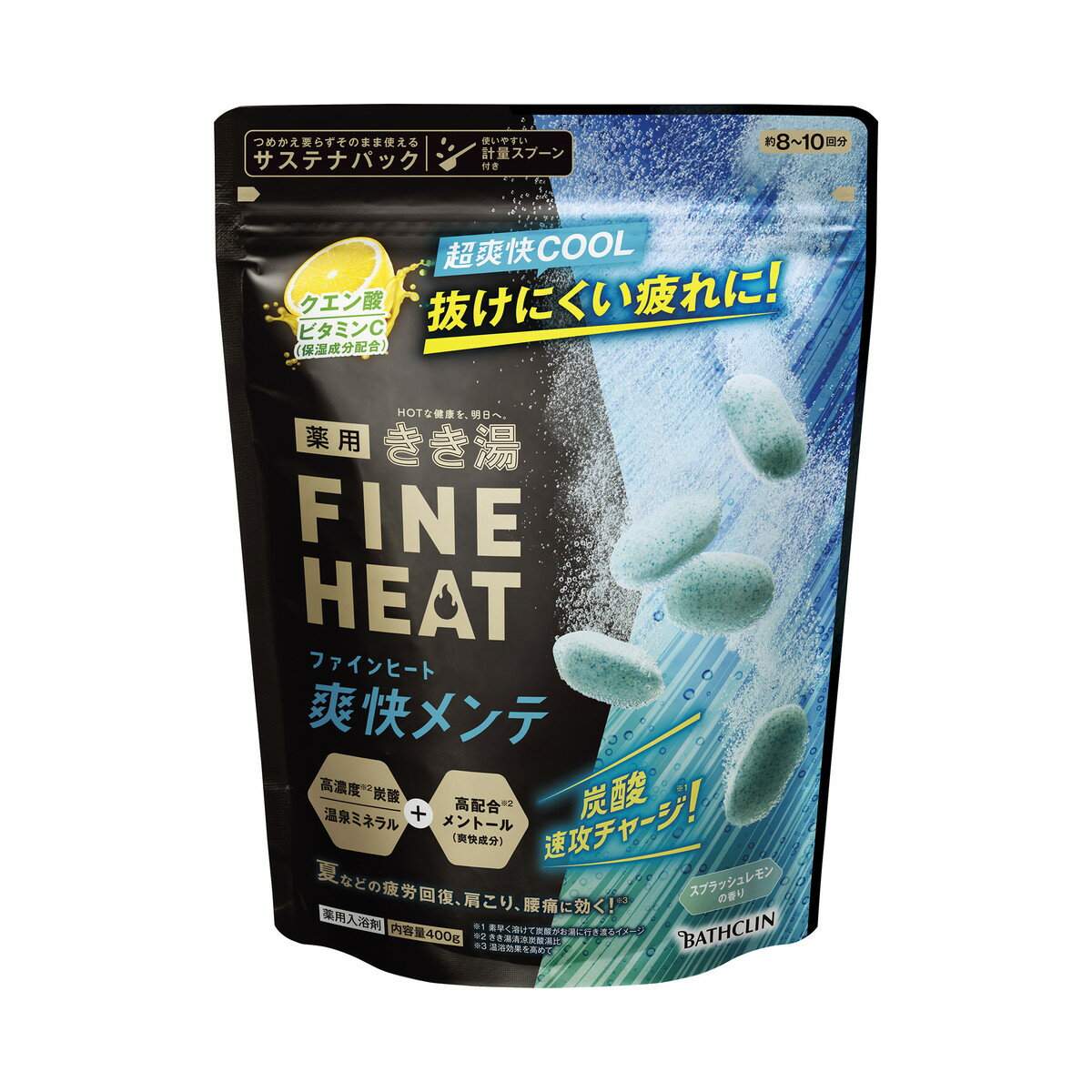 商品名：バスクリン きき湯 ファインヒート 爽快メンテ 400g 入浴剤 クール 医薬部外品内容量：400gJANコード：4548514062252発売元、製造元、輸入元又は販売元：バスクリン原産国：日本区分：医薬部外品商品番号：101-r...
