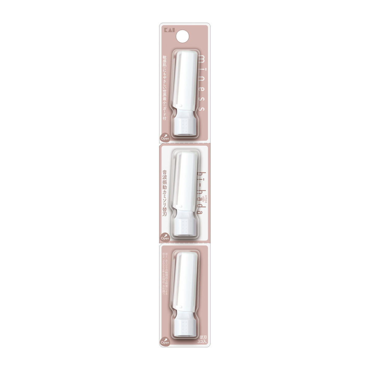 商品名：貝印 biーhada ompa L 替刃 3個入内容量：3個入JANコード：4901331003141発売元、製造元、輸入元又は販売元：貝印原産国：中国商品番号：103-r001-4901331003141商品説明敏感肌ガードが、よ...