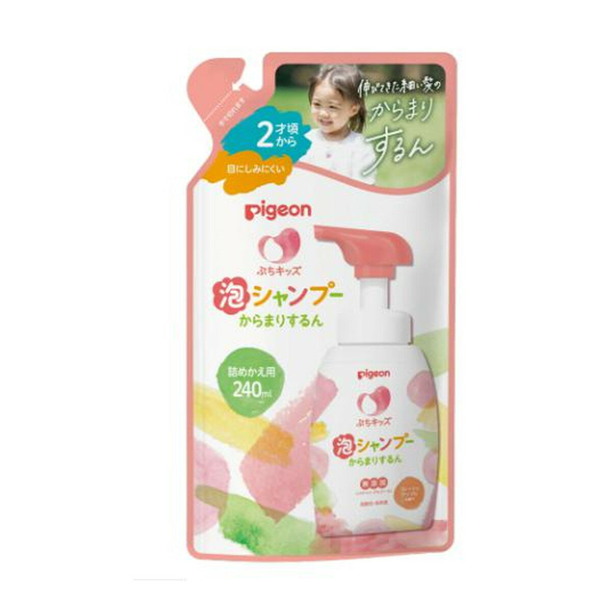 商品名：ピジョン Pigeon ぷちキッズ 泡シャンプー からまりするん フレッシュアップルの香り 詰めかえ用 240mL内容量：240mLJANコード：4902508273428発売元、製造元、輸入元又は販売元：ピジョン原産国：日本区分：...