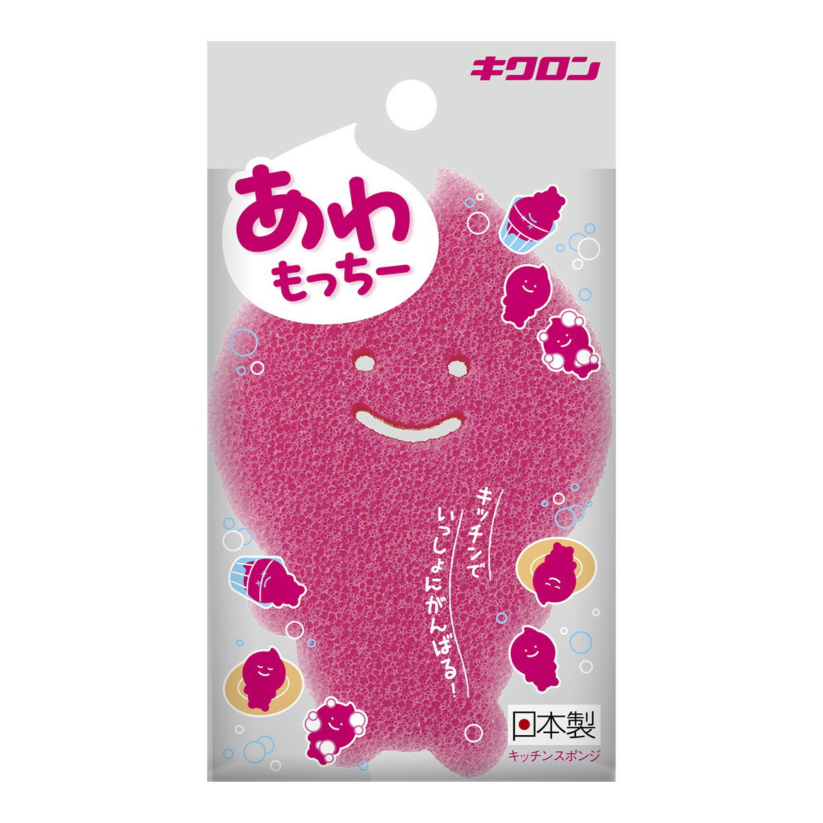 商品名：キクロン あわもっちー キッチンスポンジ内容量：1個JANコード：4548404102686発売元、製造元、輸入元又は販売元：キクロン原産国：日本商品番号：101-r001-4548404102686商品説明「キッチンでいっしょにが...