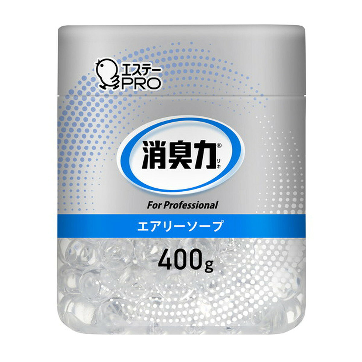商品名：エステー PRO 消臭力 業務用 ビーズタイプ 本体 エアリーソープ 400g内容量：400gJANコード：4901070130252発売元、製造元、輸入元又は販売元：エステー原産国：日本商品番号：101-r001-49010701...