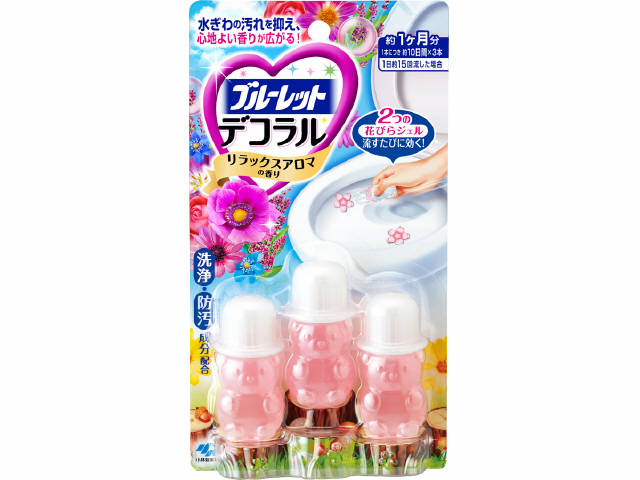 商品名：小林製薬 ブルーレット デコラル リラックスアロマの香り 7.5g×3個入内容量：3個JANコード：4987072036488発売元、製造元、輸入元又は販売元：小林製薬株式会社原産国：日本商品番号：101-r001-49870720...