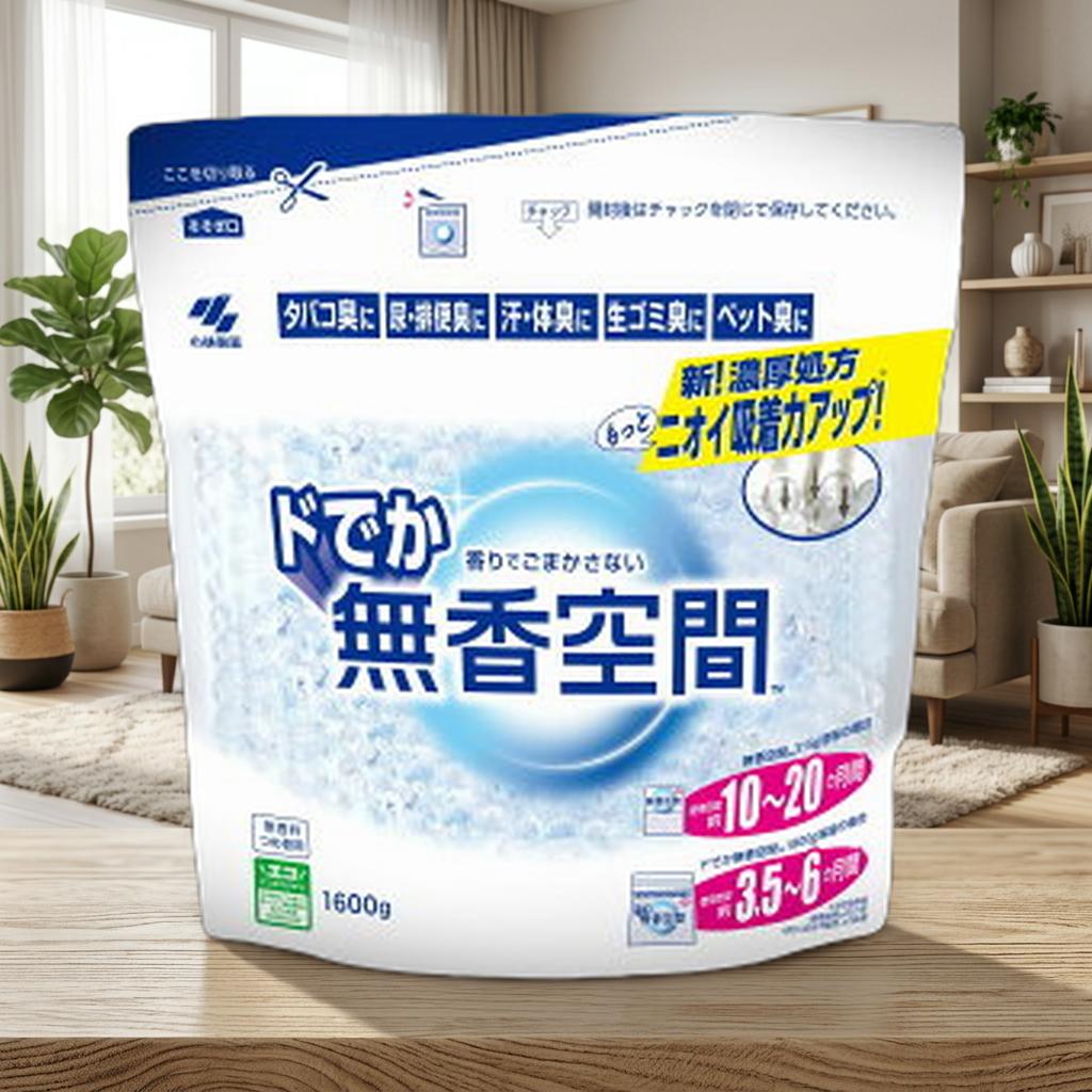 商品名：小林製薬 ドでか 無香空間 つめ替用 無香料 1600g 消臭 消臭剤内容量：1600gJANコード：4987072098912発売元、製造元、輸入元又は販売元：小林製薬原産国：日本商品番号：101-r001-49870720989...