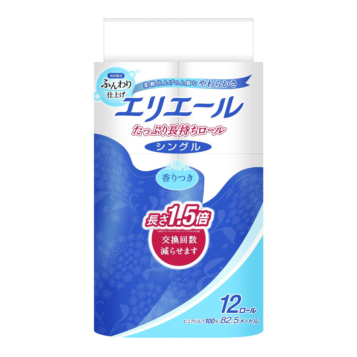商品名：大王製紙 エリエール トイレットペーパー たっぷり長持ち シングル 12ロール内容量：12ロールJANコード：4902011822847発売元、製造元、輸入元又は販売元：大王製紙原産国：日本商品番号：101-r002-4902011...