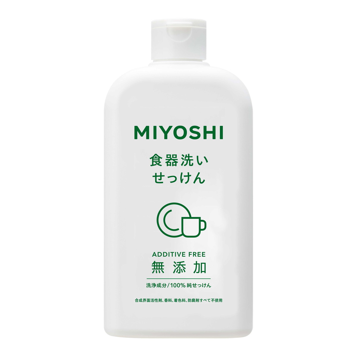 ブランド：ミヨシ 無添加せっけん販売・製造元：ミヨシ石鹸手アレに悩みがちな台所回りの水仕事にうれしい香料・着色料・防腐剤など無添加の台所用石けんです。天然素材(なたね油・パーム核油)生まれの純石けんで、きめ細かな泡立ちと泡切れの良さが特長で...