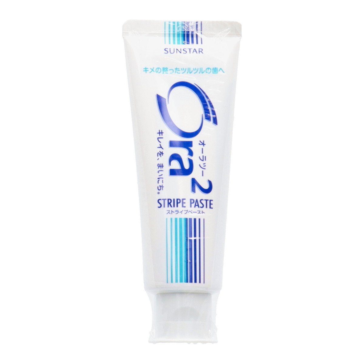 オーラツー ストライプペースト 140gブランド：Ora2(オーラツー)販売・製造元：サンスターキメの整ったツルツルの歯を保つ歯磨きです。パワフルカルシウムパウダーとミクロカルシウムパウダーが歯垢のもとをしっかり吸着・除去します。薬用成分の...