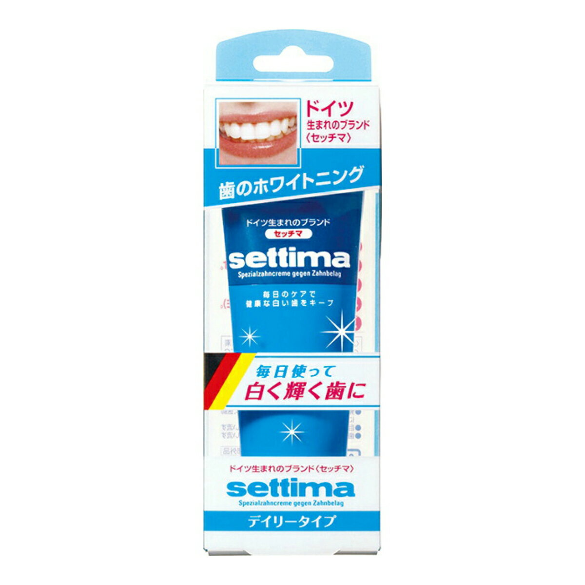 【商品説明】毎日使うタイプの美白ハミガキ。色素汚れ（タバコのヤニ等）をしっかり落とします。また、ハグキの血行促進により、健康はハグキを保ちます。商品サイズ：52×158×32成分：[成分]清掃剤：水酸化Al、無水リン酸水素Ca/湿潤剤：ソル...