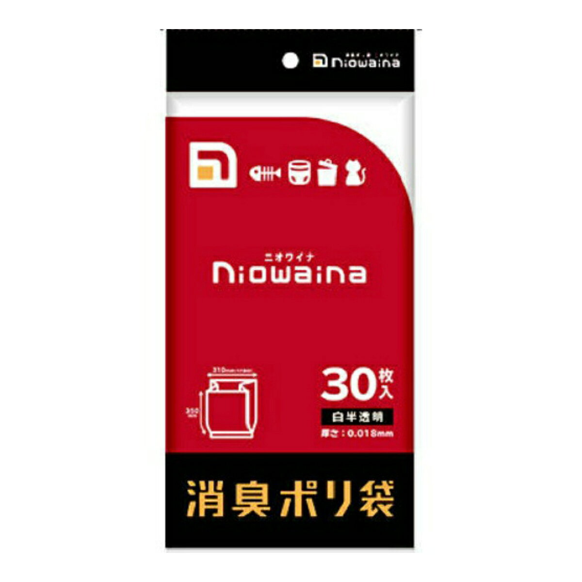 商品名：日本サニパック SS02 ニオワイナ 消臭袋 白半透明 吊り下げ 30枚入内容量：30枚入JANコード：4902393435017発売元、製造元、輸入元又は販売元：日本サニパック株式会社原産国：インドネシア商品番号：101-c001...