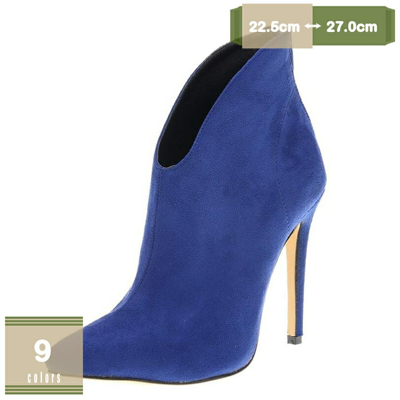 表地：スウェードメイン素材：スウェード☆サイズ： 22.5cm 23cm 23.5cm 24cm 24.5cm 25cm 25.5cm 26cm 26.5cm 27cm ヒールの高さ：10 cm ● バックジッパー付きショートブーツ。ショー...