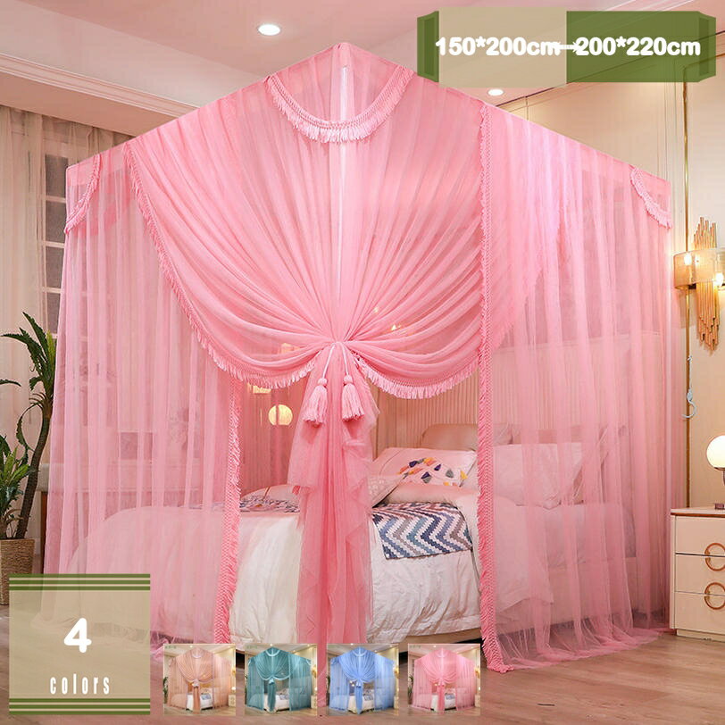 メイン素材：ポリエステル【ベッドキャノピーネット】ポリエステルネットで作られており、超高密度で小さなメッシュ穴が効果的に隔離され、他のものを遮断し、良い雰囲気を作り出します。注意：メッシュ素材のため、使用時に鋭利なものに引っ掛けないでくださ...