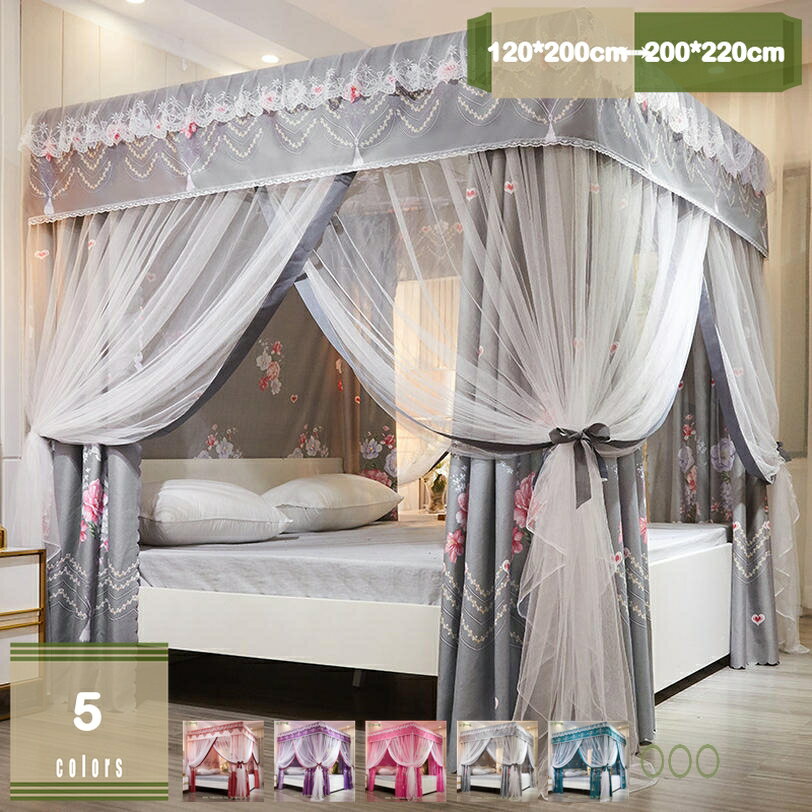 メイン素材：ポリエステル【ベッドキャノピーネット】ポリエステルネットで作られており、超高密度で小さなメッシュ穴が効果的に隔離され、他のものを遮断し、良い雰囲気を作り出します。注意：メッシュ素材のため、使用時に鋭利なものに引っ掛けないでくださ...