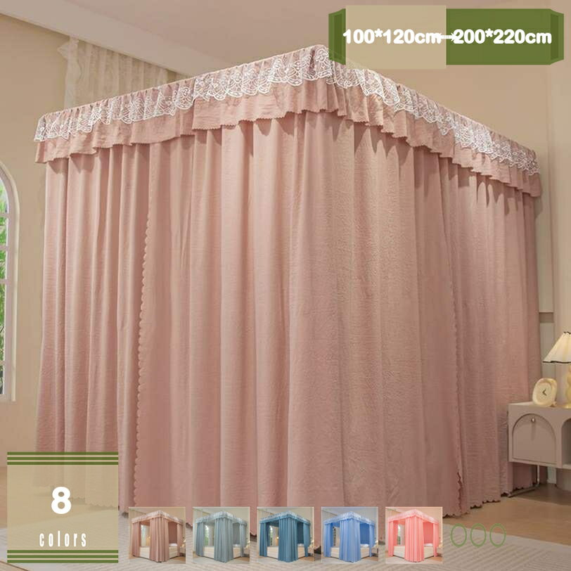 メイン素材：ポリエステル【高い品質の素材】ポリエステル素材で作られたベッドカーテンは長持ちするように作られています。完璧なメッシュサイズにより、有害な害虫の侵入を防ぎながら、良好な空気の流れを実現します。【3ドア設計】三面ドア付き、内側・外...