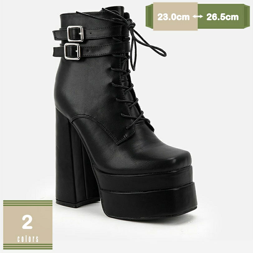 表地：puメイン素材：ゴム歩きやすいチャンキーヒールにストラップ、歩行時に安定感があり、カジュアルと美脚が叶う。履いた感じはスタイリッシュに見え、サイドジップデザインで脱ぎ履きしやすいタイプ。大人可愛いショートブーツ・滑りにくい靴底仕様で安...