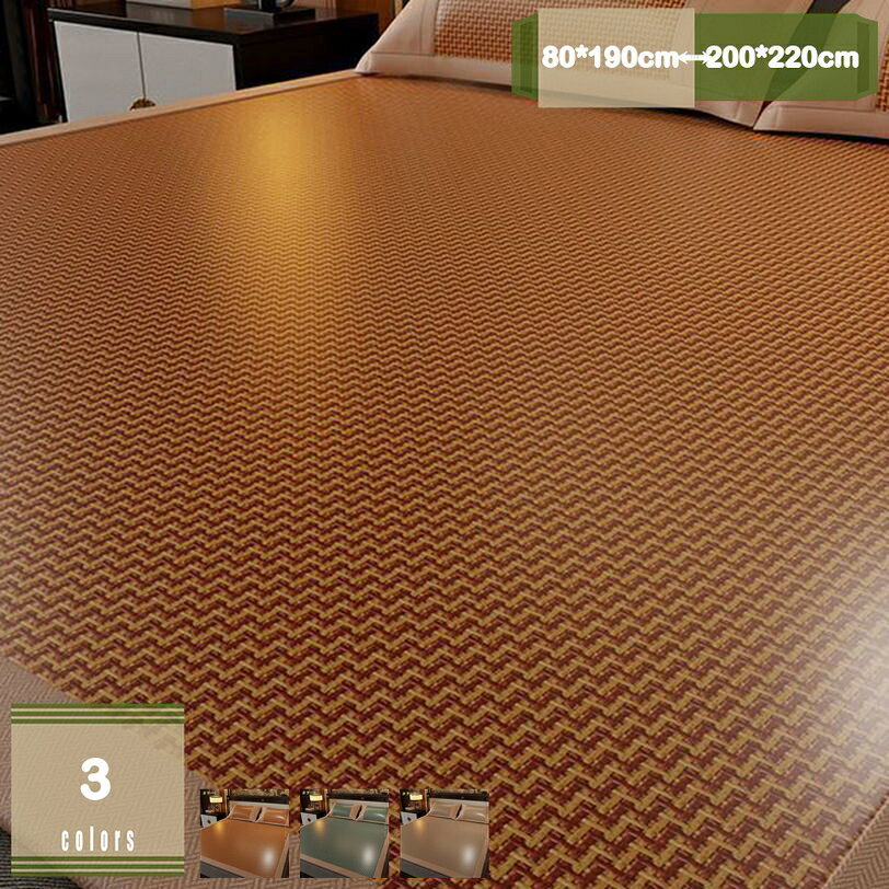 メイン素材：つる【商品情報】籐マット：2点セットにはマットレス1枚+枕カバー1枚が含まれます（80*190cm 90*190cm 120*190cm 135*195cm）。 3点セットにはマットレス1枚+枕カバー2枚（150*200cm 1...