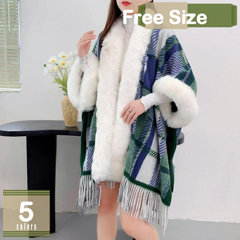 表地：ポリエステルメイン素材：ポリエステル【デザイン】オシャレなデザインで、華やかで綺麗なシルエットを見せます！着るだけで上品なおしゃれが楽しめる、魅力を引き出します！【生活に大活躍】秋はアウターかわりに羽織ることができ、室内でも膝掛けとし...