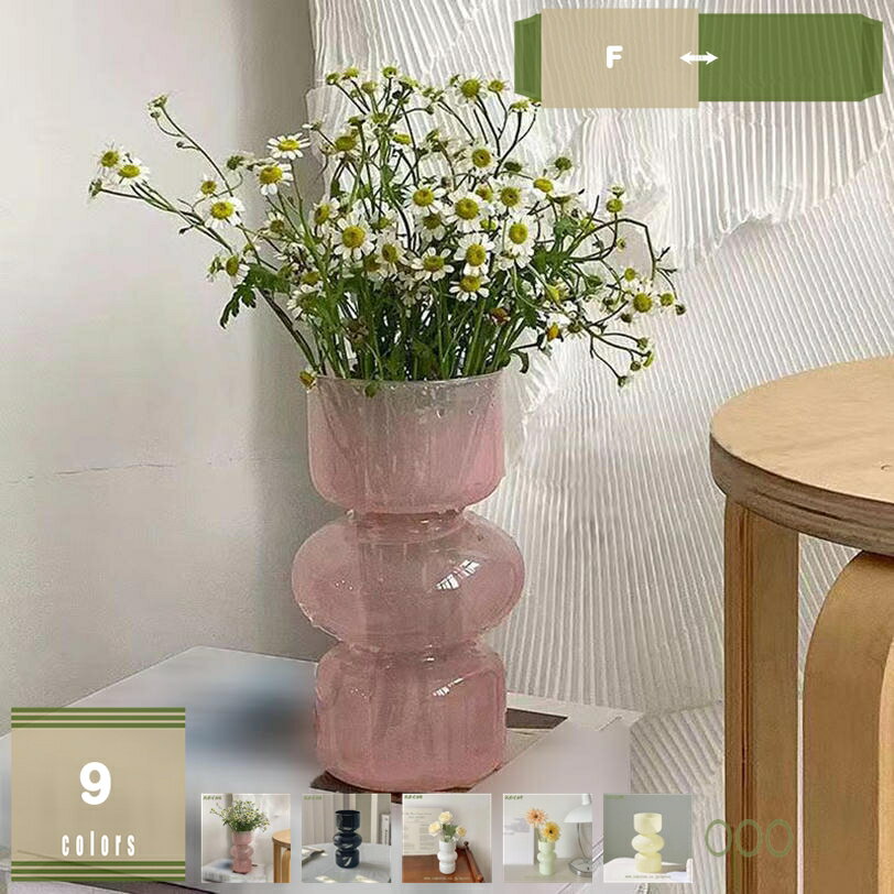 メイン素材：ガラスボトルの口は滑らかで手を傷つけず、ボトル本体は規則的なラインを持ち、厚みのあるボトル底のデザインをよりしっかりと配置することができます。 これは完璧な装飾工芸品です。シンプルで透明感のあるガラス素材で花の色がより映えて、ど...