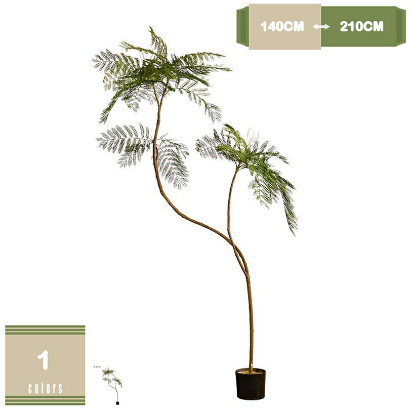 メイン素材：プラスチック【梱包内容】人工観葉植物 x1 ＋ 鉢 x1。簡単メンテナンス: 本物のような美しさを保ちながら、日光・水やり・剪定・肥料一切不要。忙しい方や植物栽培が苦手な方に最適です。リアルな造形美: 鮮やかな葉色から本物そっく...