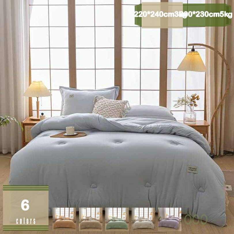メイン素材：化繊【掛け布団単独販売】サイズ：220*240cm3kg 200*230cm5kg(春秋冬の使用をお勧めします);【フワっと軽い！】フワっと軽く体を包んでくれるので、よりリラックスした眠りに。女性でも持ち運びラクラク！来客用にも...