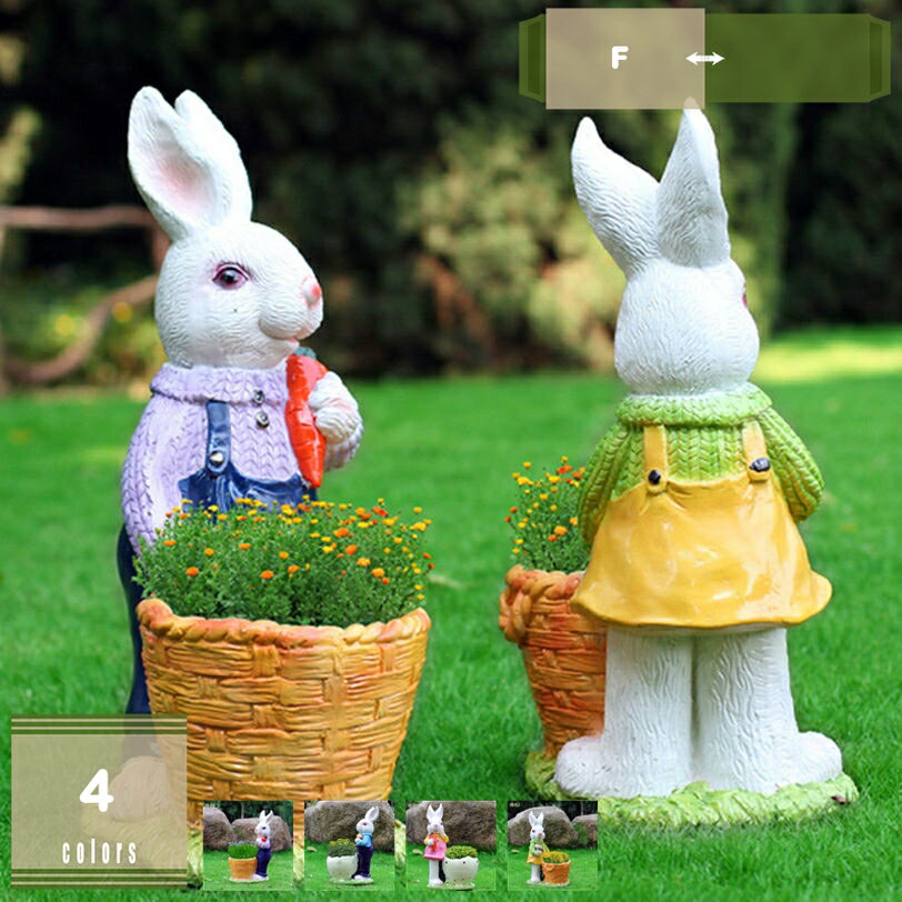 メイン素材：レジン★ガーデニングをおしゃれに楽しむガーデンオーナメントです。※植物は商品には含まれません★家の玄関ポーチ、玄関アポローチのデコレーションとしても、ベランダー、バルコニー、ガーデニングステージ、ウッドデッキ、芝生、庭の飾りとし...