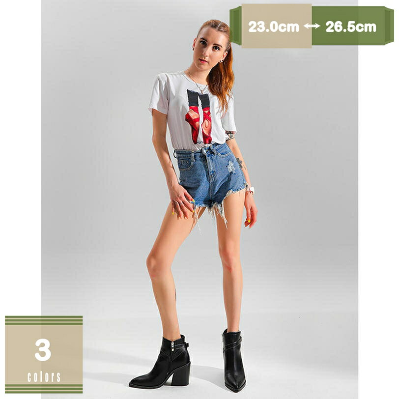 表地：合成皮革メイン素材：合成皮革♪ヒールの高さ：約8.5cm ♪サイズ：23センチ 23.5センチ 24センチ 24.5センチ 25センチ 25.5センチ 26センチ 26.5センチ ♪カラー：ブラック/黒色、ダークブラウン、ブラウン♪ ...