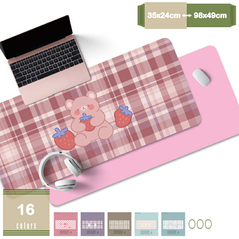 メイン素材：PUレザーパッケージ内容：マウスパッド大判（1枚入り） サイズ：35x24cm 56x32cm 78x29cm 88x39cm 98x49cm 素材：PU（合成皮革） カラー：プリント柄「超大型サイズのマウスパッド」このマウスパ...