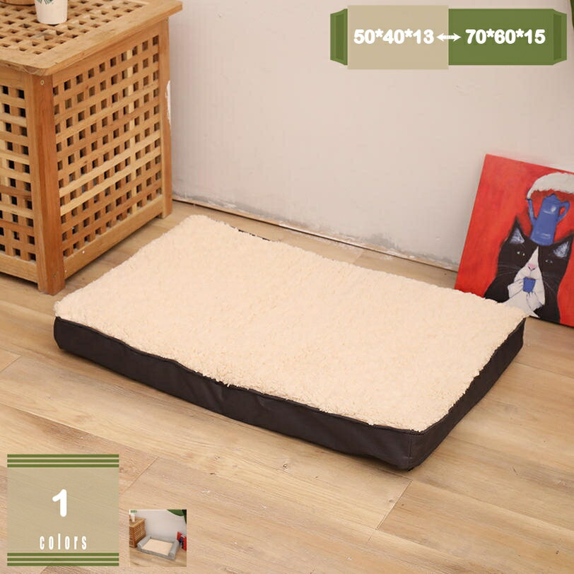 表地素材：合成繊維内部素材：合成繊維詰め物素材：PP綿、スポンジ【ペット向けに設計】クラシックな強化ソファのデザインは、究極の快適さとセキュリティを促進し、背骨を保護するエッグスポンジパッドのサポートと、犬や猫のための非常に居心地の良い寄り...