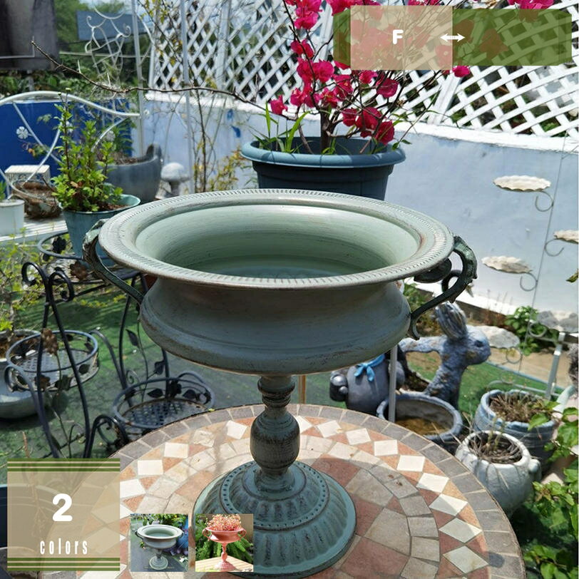 メイン素材：鉄【サイズ】長さ×幅×高さ：37*30*34cm（スタッフ採寸のため、若干の誤差が生じる場合がございます）【金属製植木鉢】プラスチック、セラミック、コンクリートの代わりに耐久性のある金属で作られた当社の植物用ポットは、丈夫で軽量...