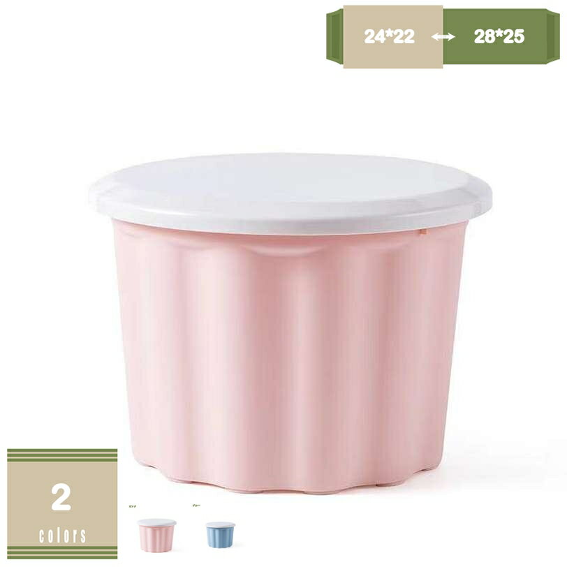 メイン素材：プラスチック◆「サイズ（cm）」幅さ×高さ：24*22、28*25◆「多機能デザイン」：脚台としても使える便利な収納スツールです。玄関で靴を履く時の腰掛けや、突然の来客時の椅子として活用できます。また、お子様の整理習慣を育むため...