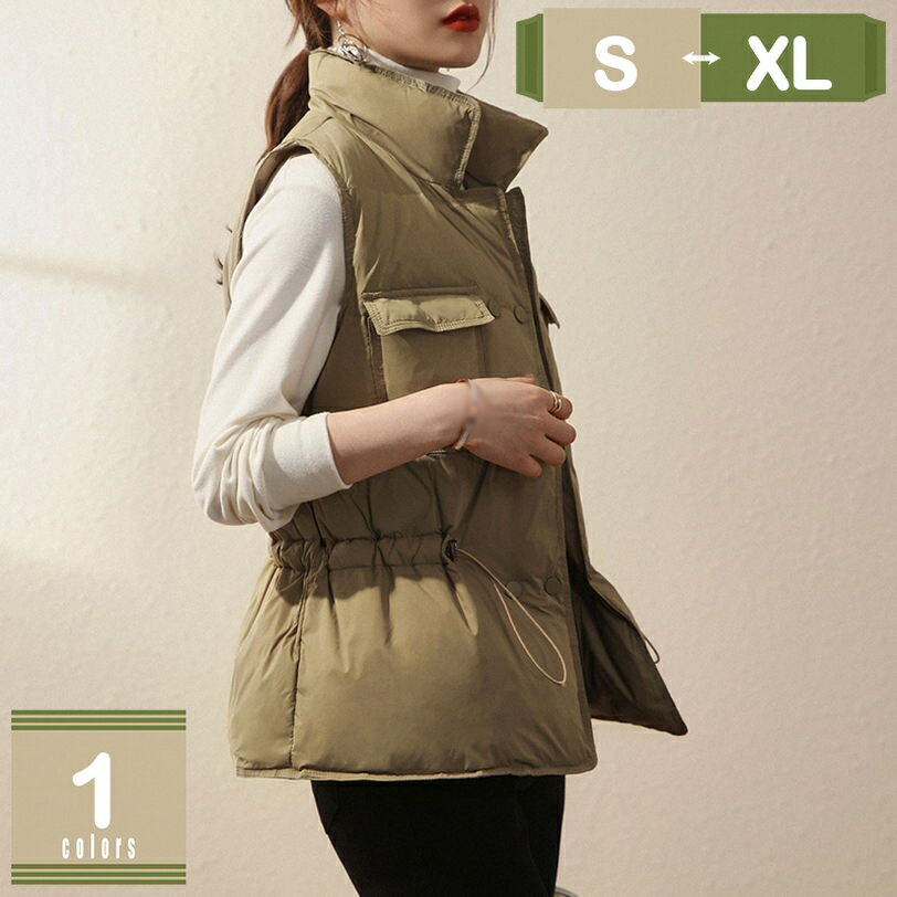 表地：ポリエステルメイン素材：ポリエステルスカートなどの女性らしいファッションにも合わせやすく、着回し力バツグンの軽量 ベスト。　　 ※ パッケージ内容はベストのみで、他のアクセサリーなどは含まれていません。思った以上に暖かく、ちょっとした...