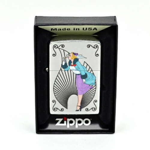 レギュラーサイズのzippo＃207にプリント加工 傷や指紋の目立ちづらいユーズド加工(バレル仕上げ)によって、 ヴィンテージ感のある仕上がりです。 国内であまり流通していないUSジッポーです。 ZIPPOケース＆保証書付